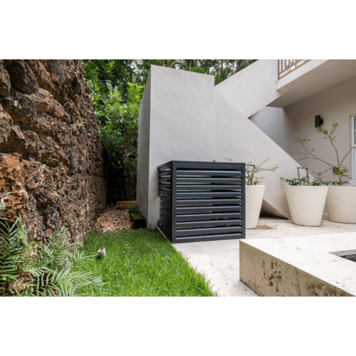 Aluminium Central AC Cover – Charcoal Grey – The Best Mini Split