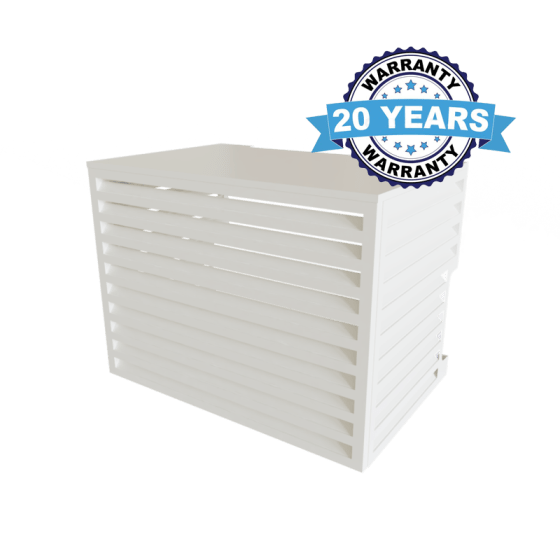 Aluminium Mini-Split AC Cover – Off White – The Best Mini Split