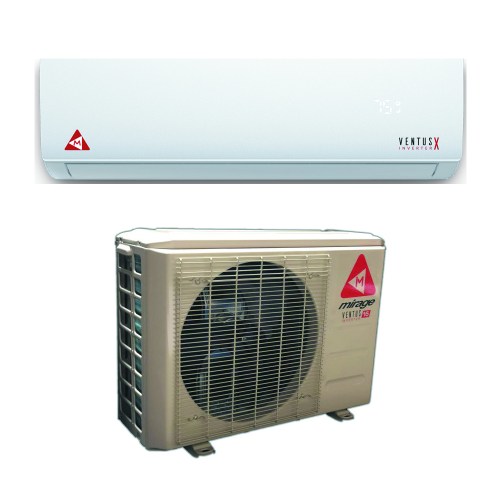 18,000 BTU Mirage Ventus X 19 SEER 220V Mini Split Heat Pump – The Best ...